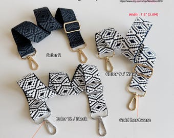 5color, 1 1/2 Inch Canvas Bag Strap,high Quality Canvas Strap,canvas ...