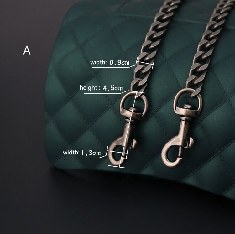 13mm Dark Silver High Quality Aluminum Purse Chain Strapmetal | Etsy