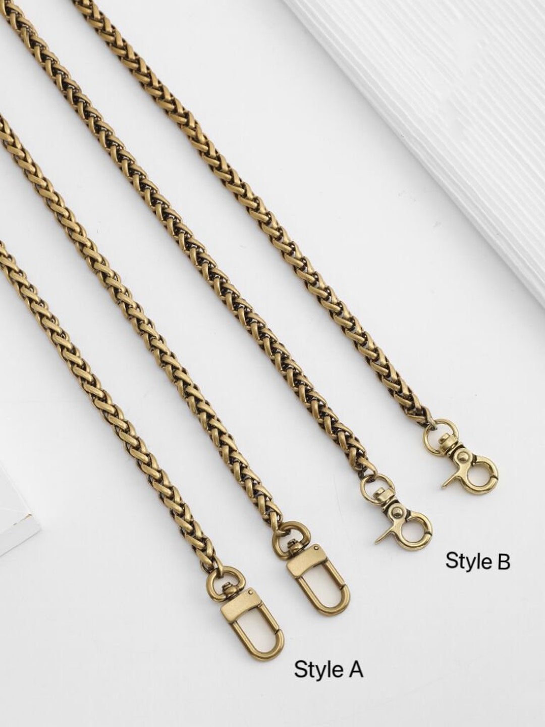 Old Gold High Quality Purse Chain Strap,alloy and Iron,metal Shoulder ...