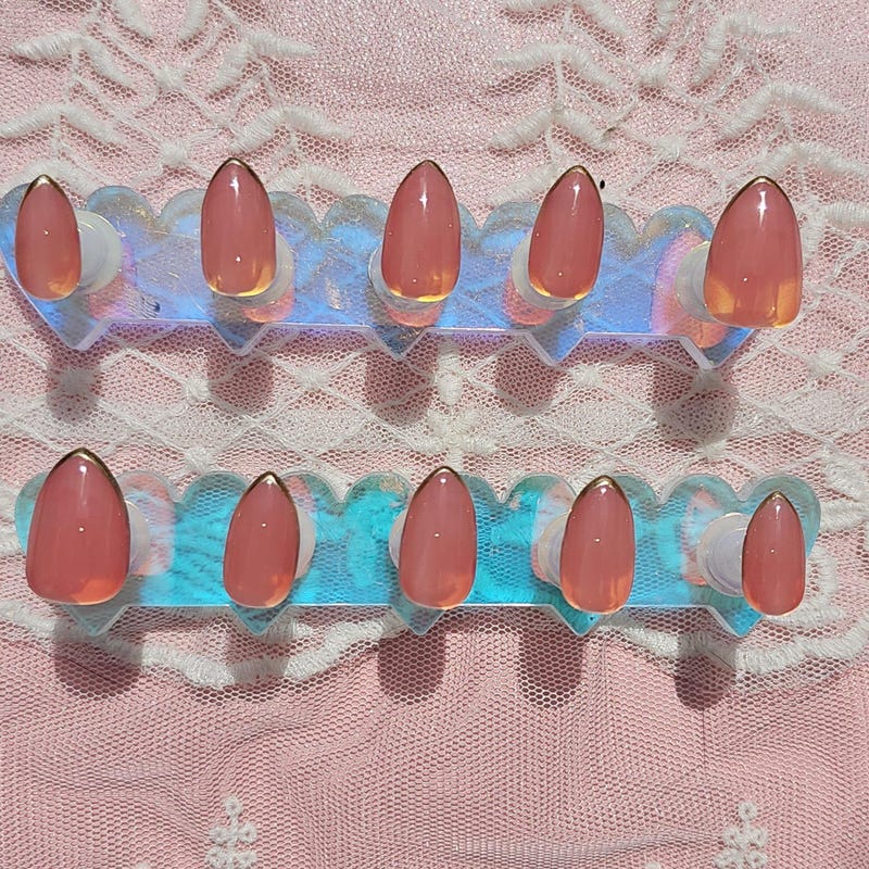 Jelly Press on Nails - Etsy