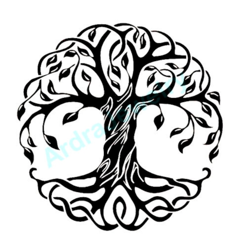 Trees Tree of Life Bundle Celtic Yin Yang Irish Knots Crann Bethadh ...