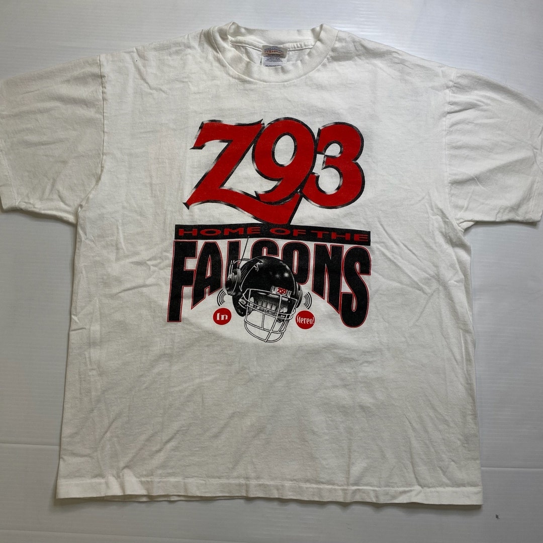 00s Z93 Radio Atlanta Falcons T-shirt Sz XL a3844 - Etsy