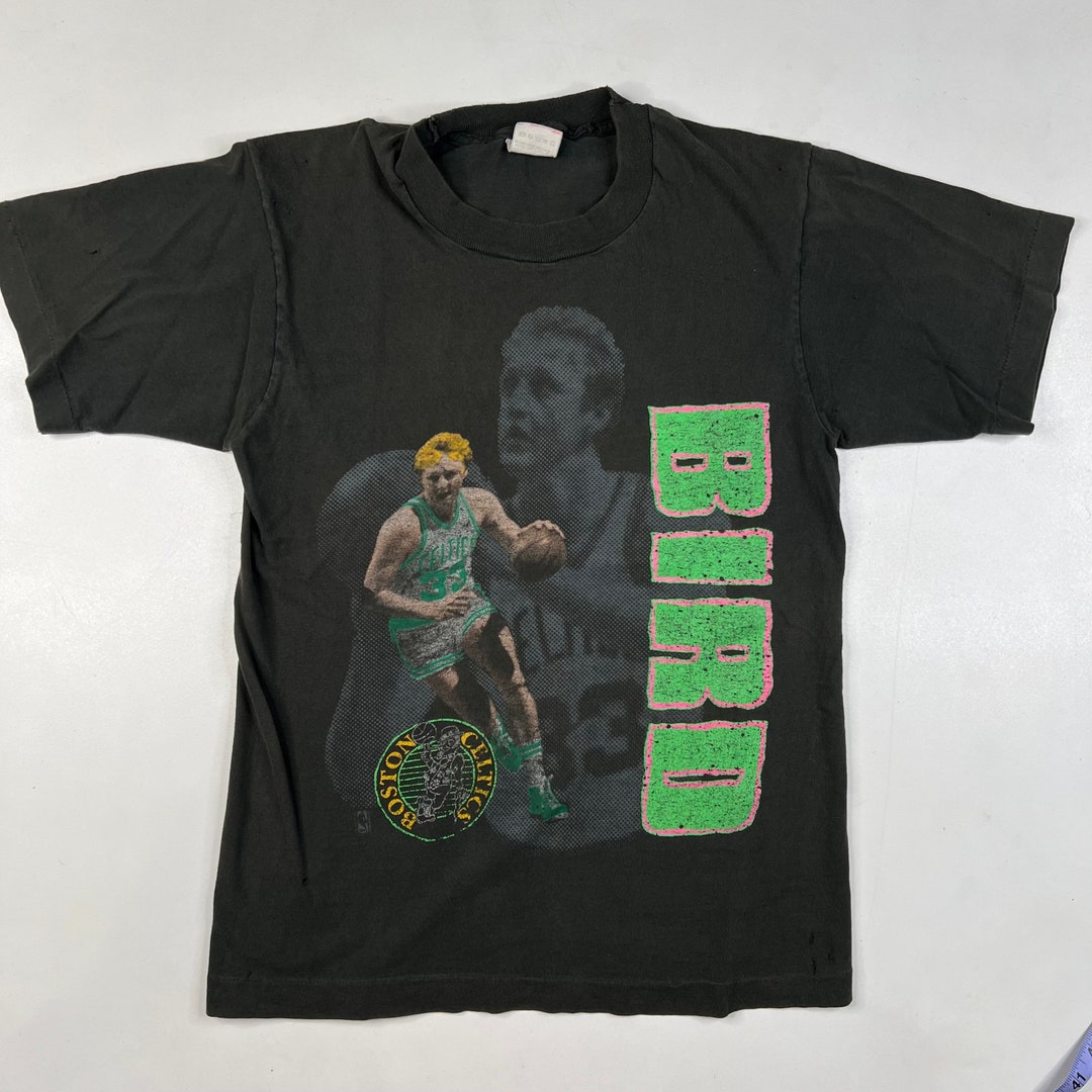 90s Larry Bird T-shirt Sz S (X393) - Etsy