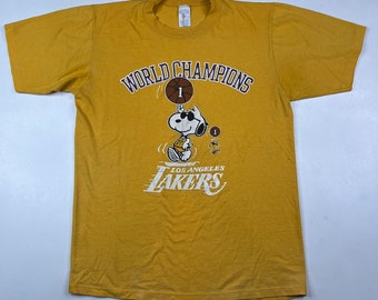 Snoopy Lakers Shirt - Etsy