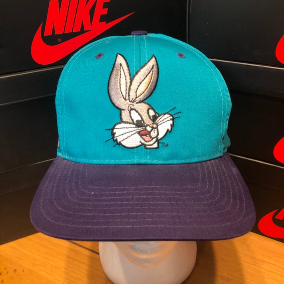 1993 Bugs Bunny Blockhead Snapback Hat by American Ne… - Gem
