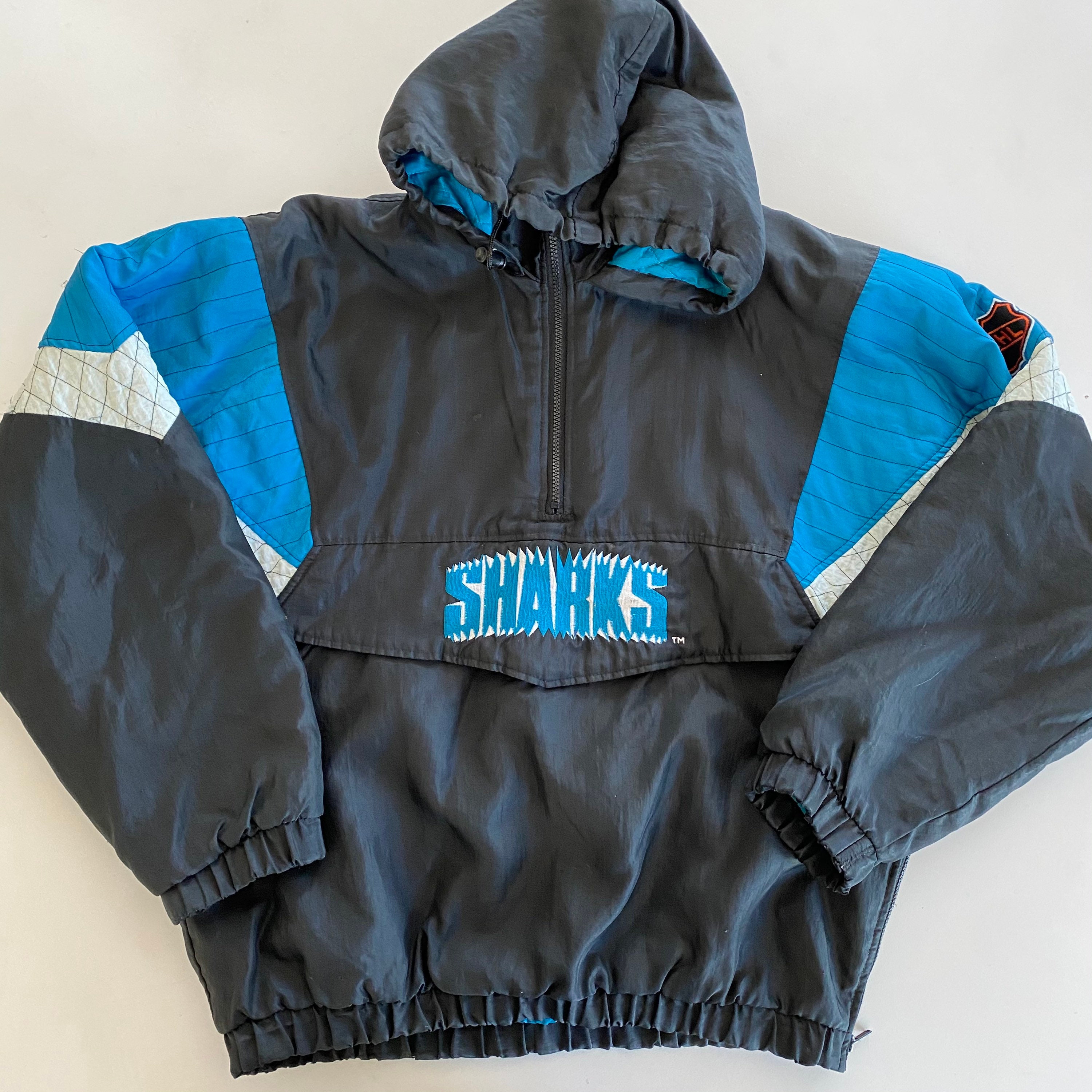 90's Starter San Jose Sharks NHL Pullover Puffy Jacket | Etsy