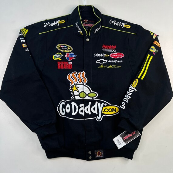 Jeff Hamilton Go Daddy NASCAR Jacket Size Large - Etsy