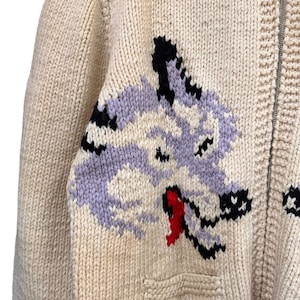 Rare! Vintage Hand Knit 100% Wool Cowichan Siwash Sweater Native ...