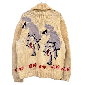 Rare! Vintage Hand Knit 100% Wool Cowichan Siwash Sweater Native ...