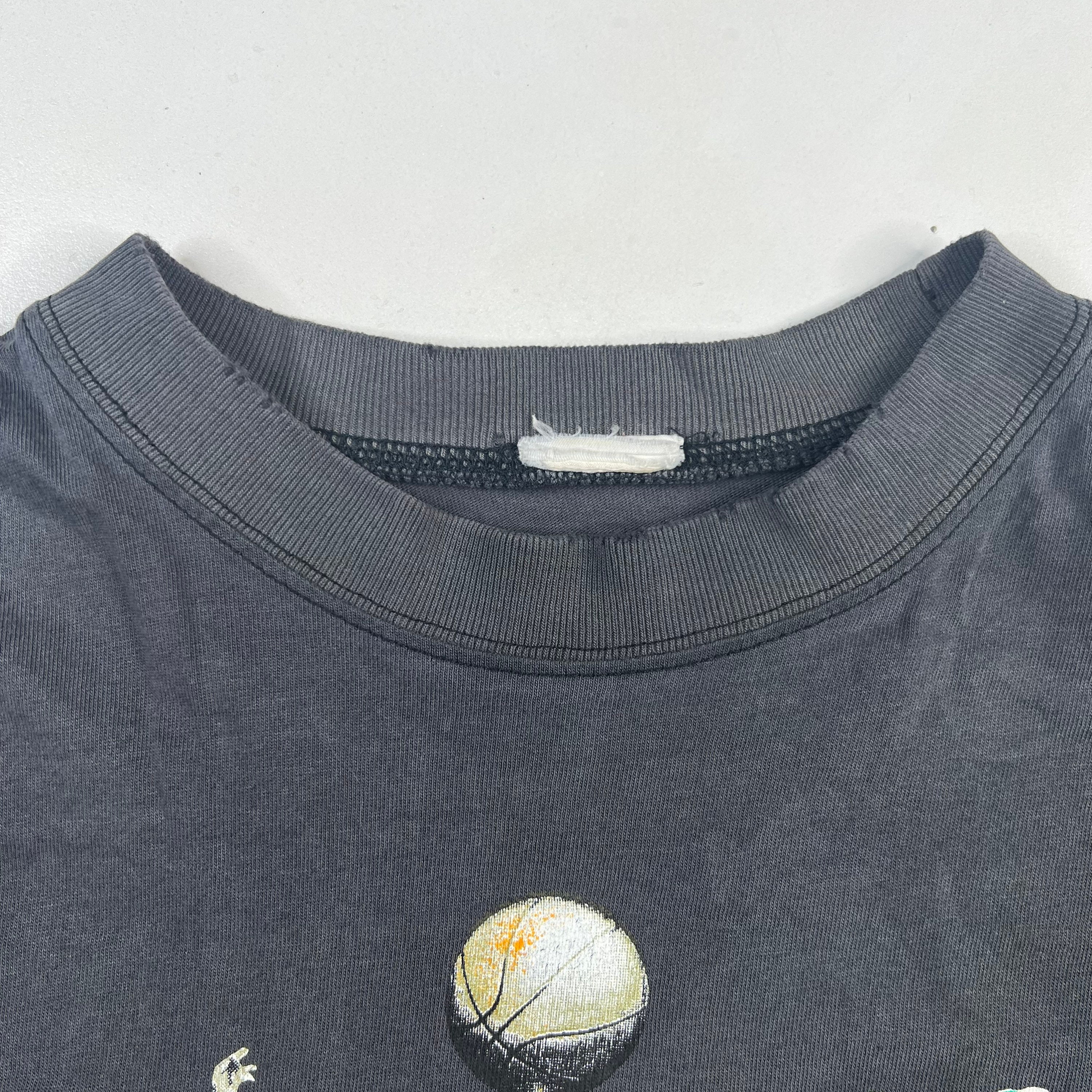 1992 Charles Barkley Vs Godzilla Nike Long Sleeve T-shirt 1992 Charles Barkley Vs Godzilla Nike Long Sleeve T-shirt