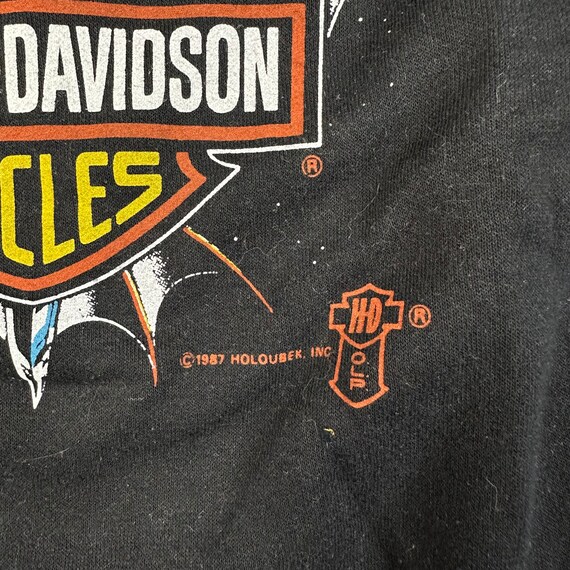 1987 Harley Davidson Righteous Ruler Crewneck Sz XL (… - Gem