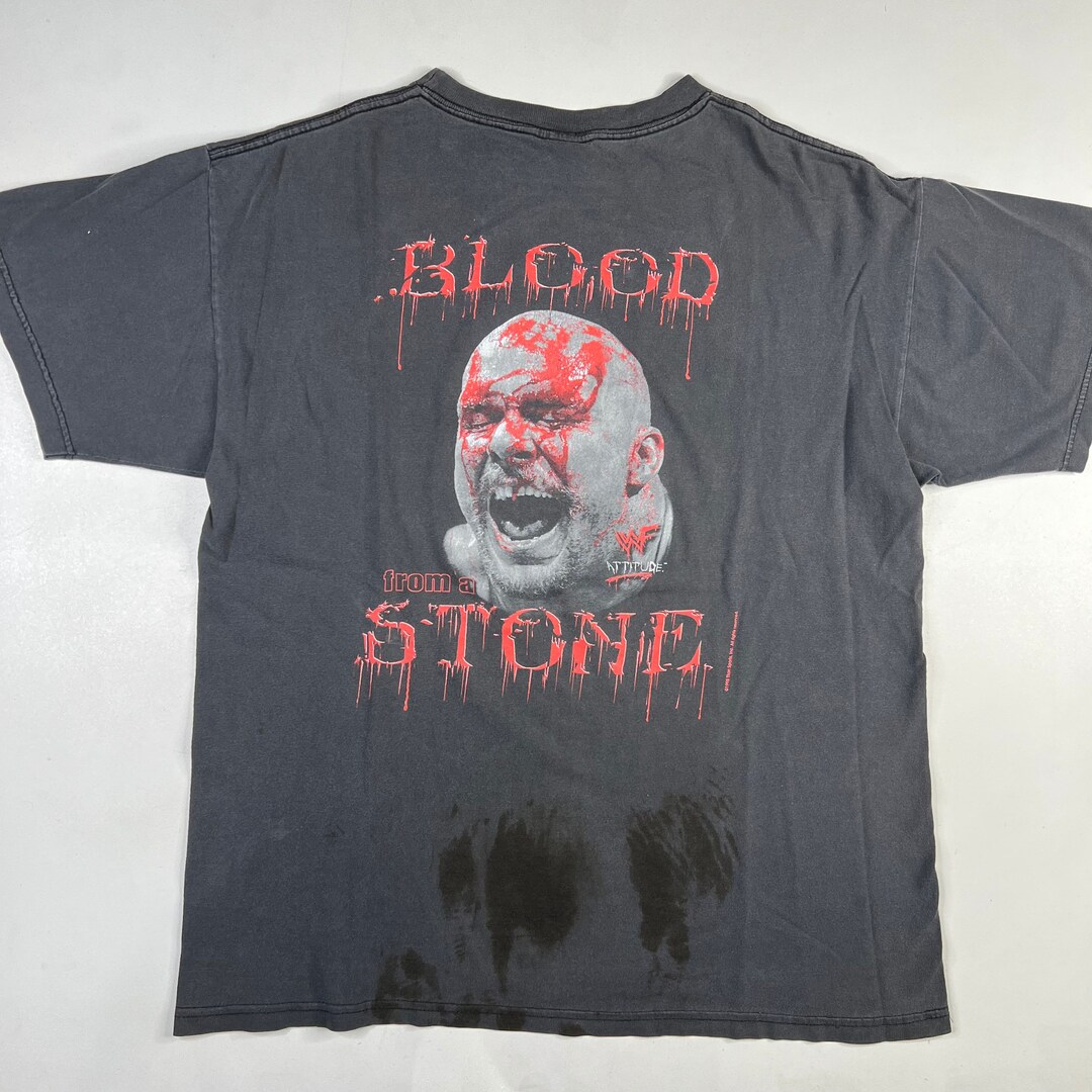 90s Blood From a Stone WWF T-shirt Size XL - Etsy