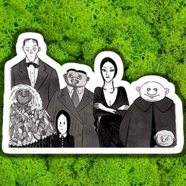 Addams Family Stickers - Etsy