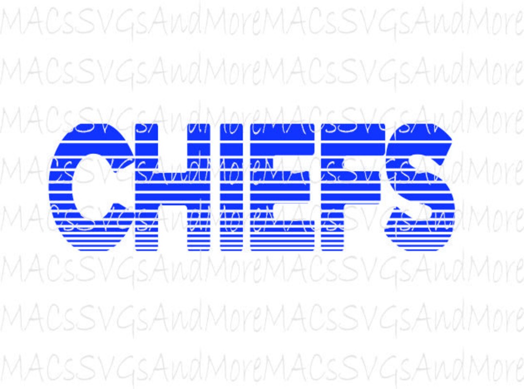 Chiefs Line Design - Etsy