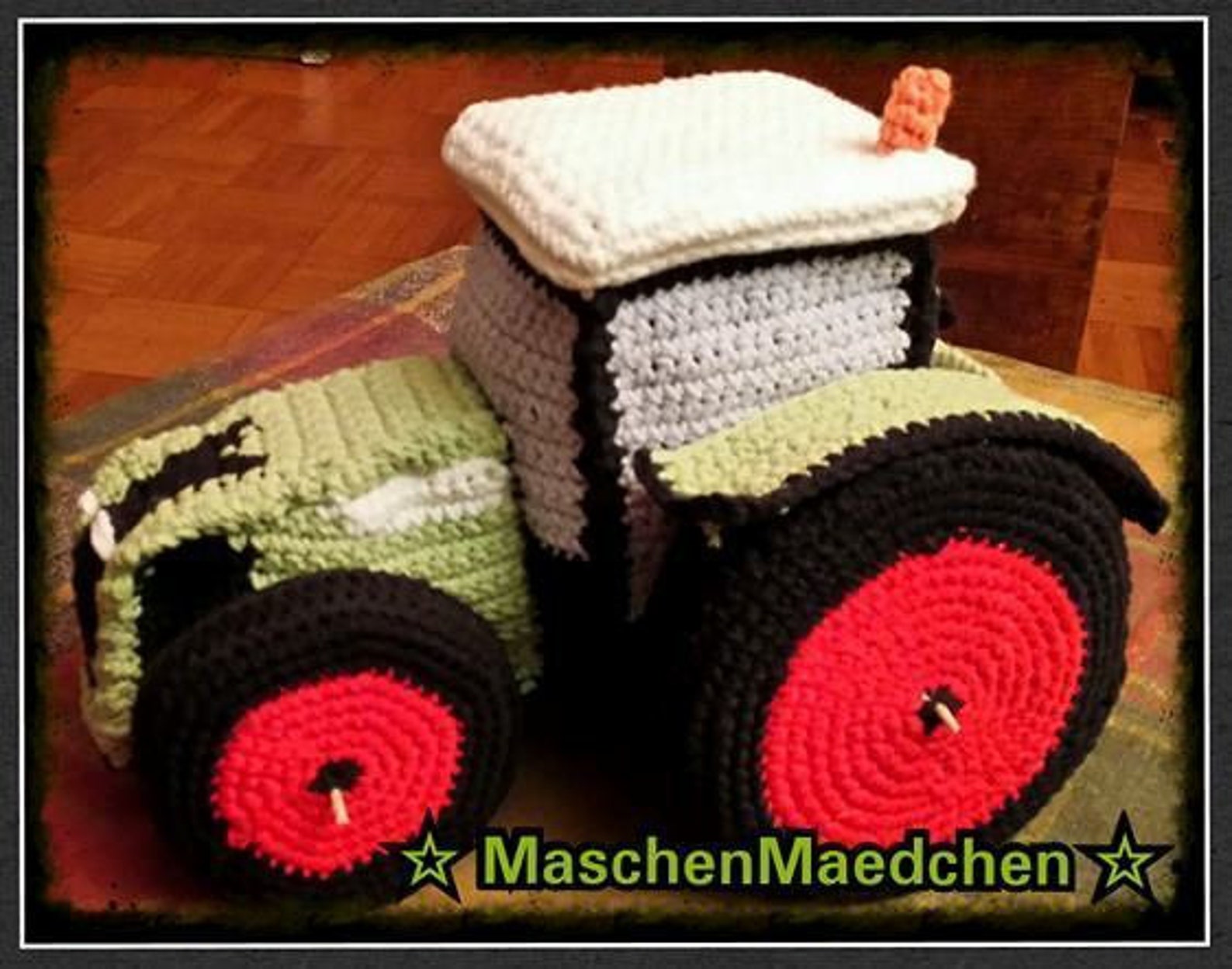 Crochet Pattern Tractor Tractor Agricultural Machine - Etsy