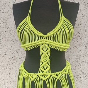 Macrame Skirt Tutorial Intermediate, PDF Pattern, Do It Yourself Macrame Dress Step by Step ...