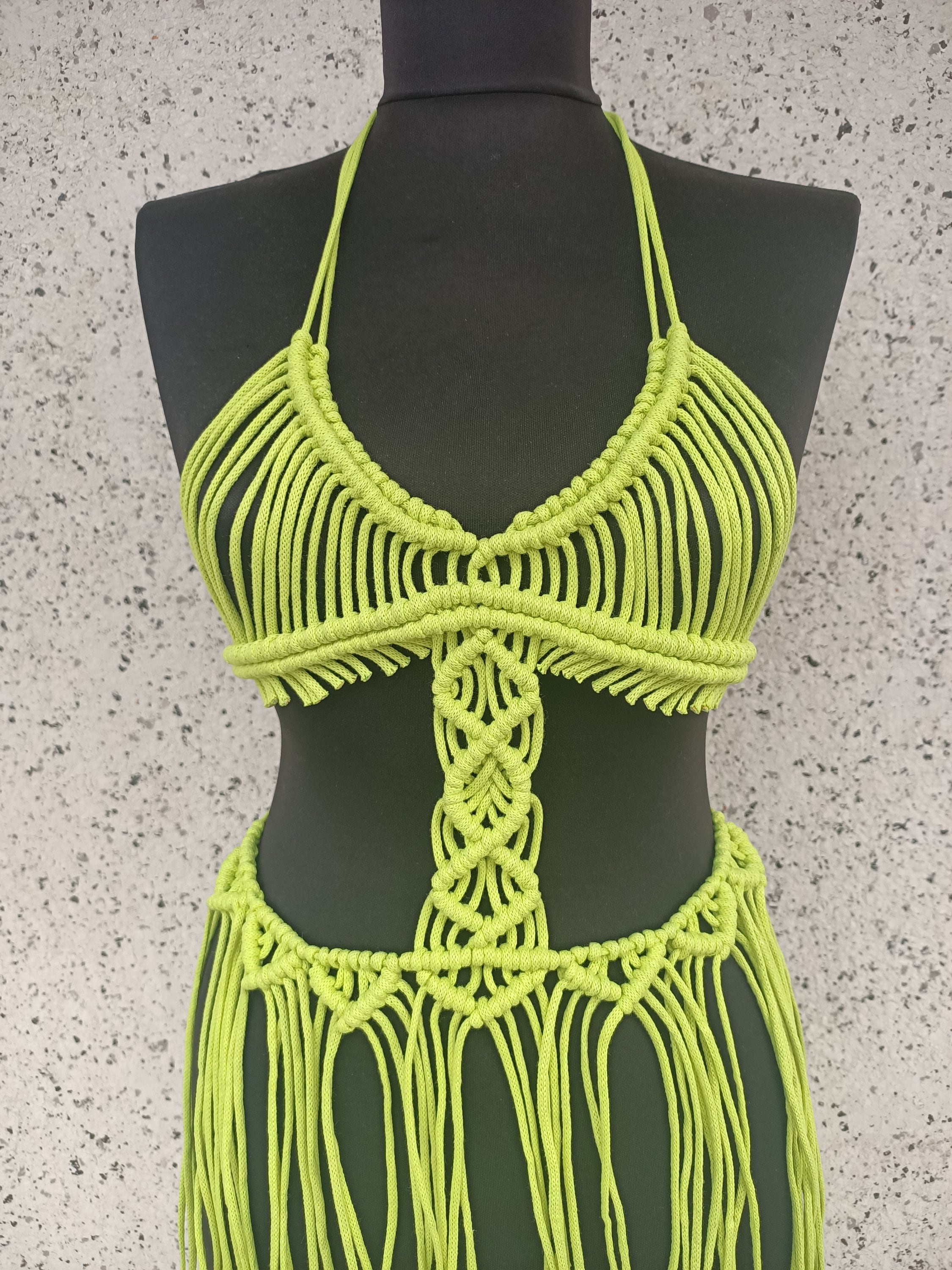 Macrame Dress Tutorial: Step-by-step DIY Pattern (PDF) - Etsy