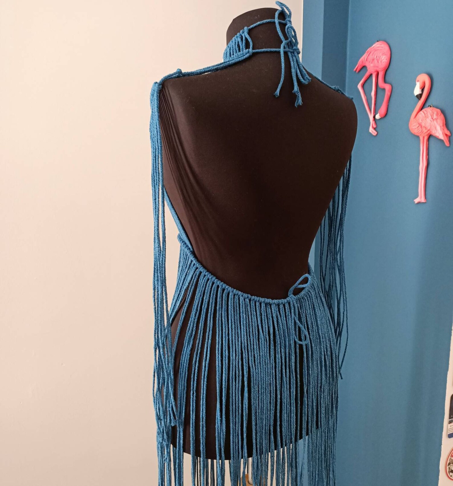 Jessica Macrame Dress Boho Hippie Festival Dress Macrame | Etsy