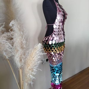 Latto Dress- Handmade Crochet Maxi Dress With Colorful Sequins – Eye ...
