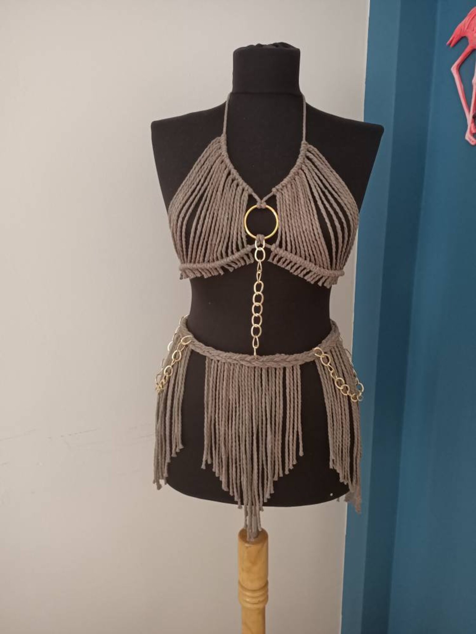 Macrame Dress Boho Hippie Festival Dress Handmade Dress - Etsy