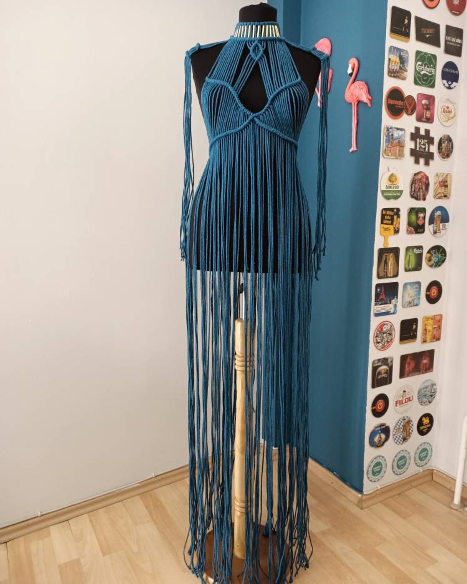 Jessica Macrame Dress Boho Hippie Festival Dress Macrame | Etsy