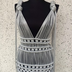 Molly Macrame Dress, Rave Festival Dress, Handmade Dress, Festival ...