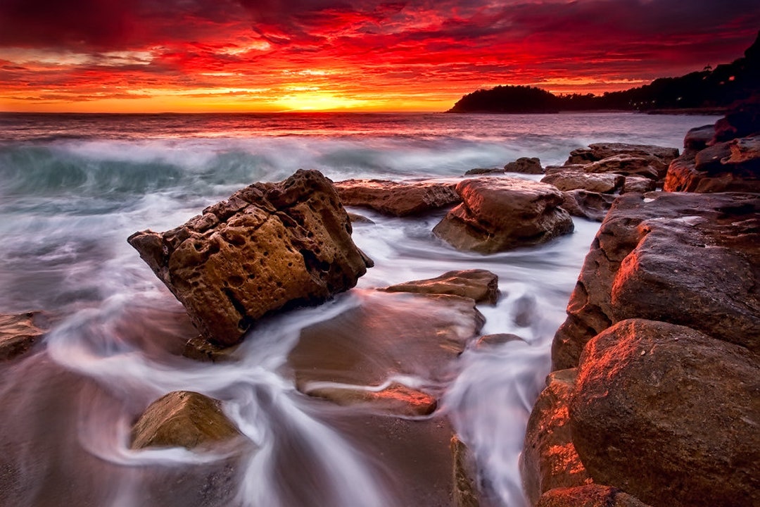 Manly Beach Print, Manly Beach Photo, Manly Sunrise, Northern Beaches ...