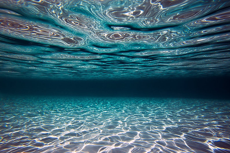Ocean Photography, Underwater Photo, Wall Art, Ocean Art, Ocean Print ...