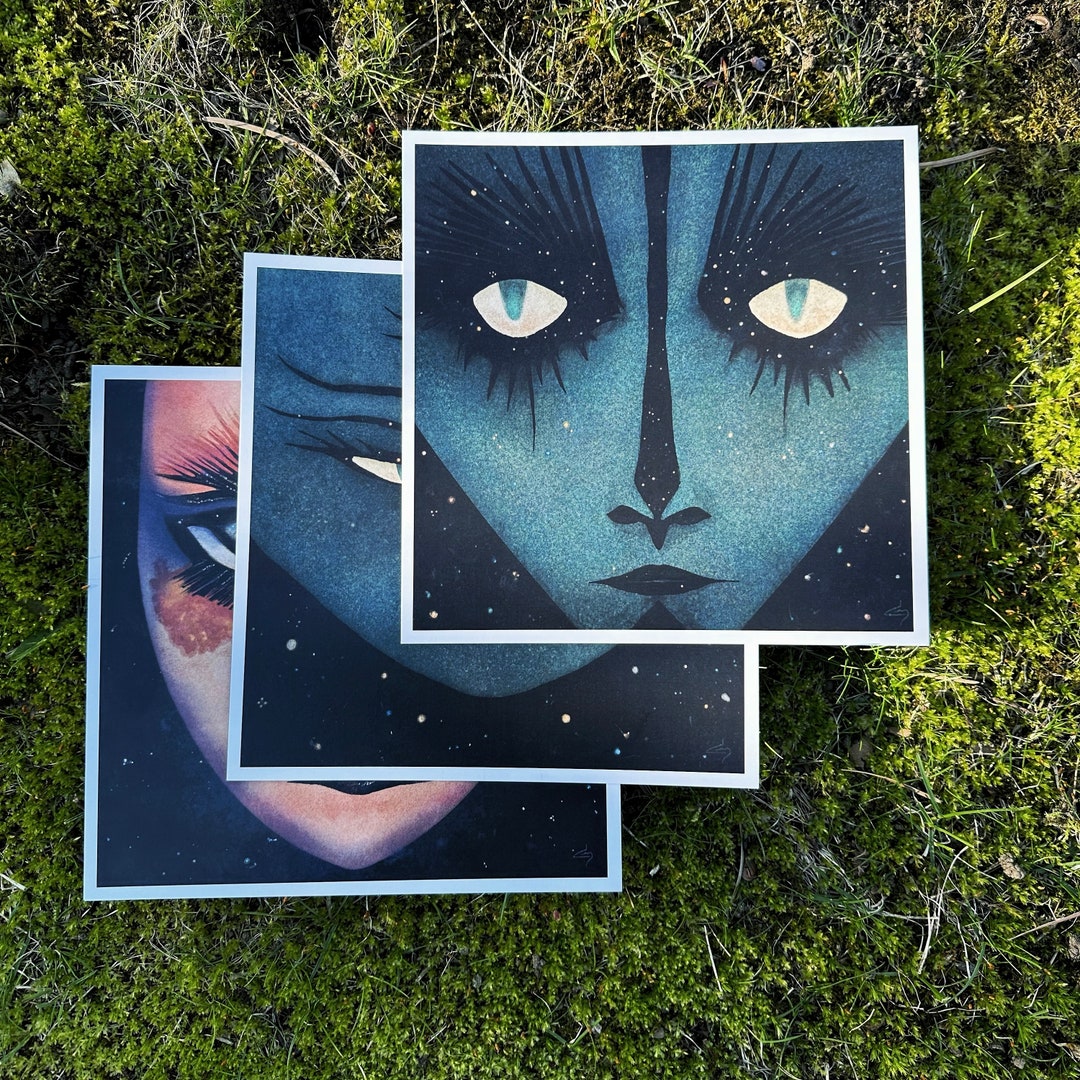 Complete Set, Masks of Our Future Selves, | 8x8 Art Print | Fantasy ...