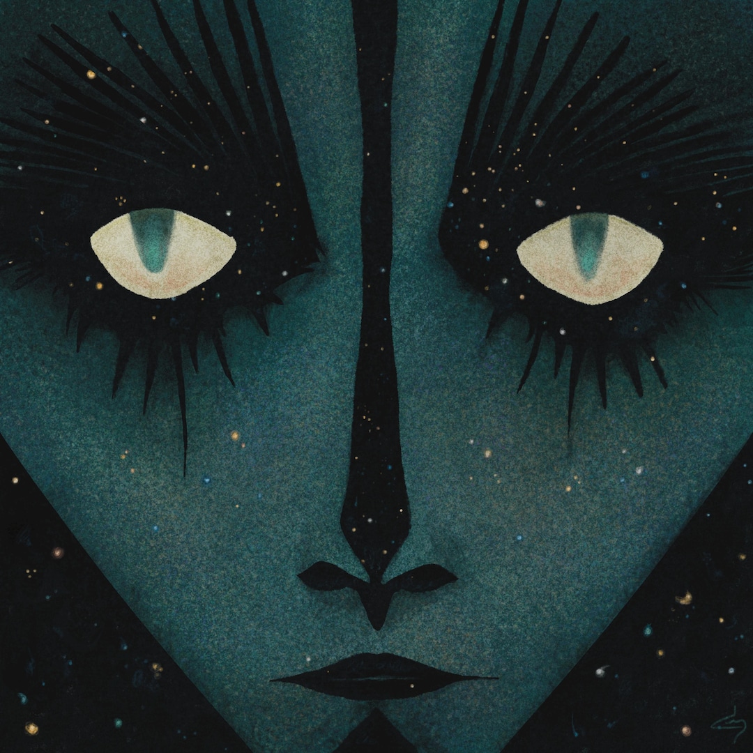 Mask I, Masks of Our Future Selves | 8x8 Art Print | Fantasy, Mystical ...
