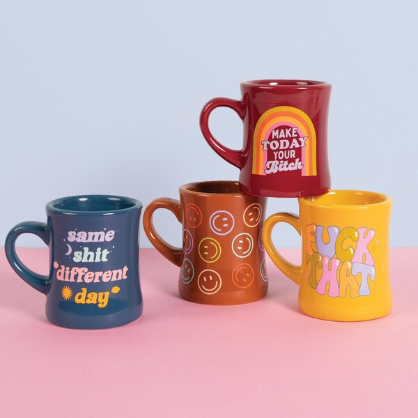 Ceramic Diner Coffee Mug - Etsy