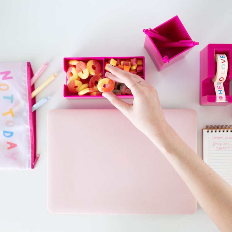 Pink Desk Set - Etsy