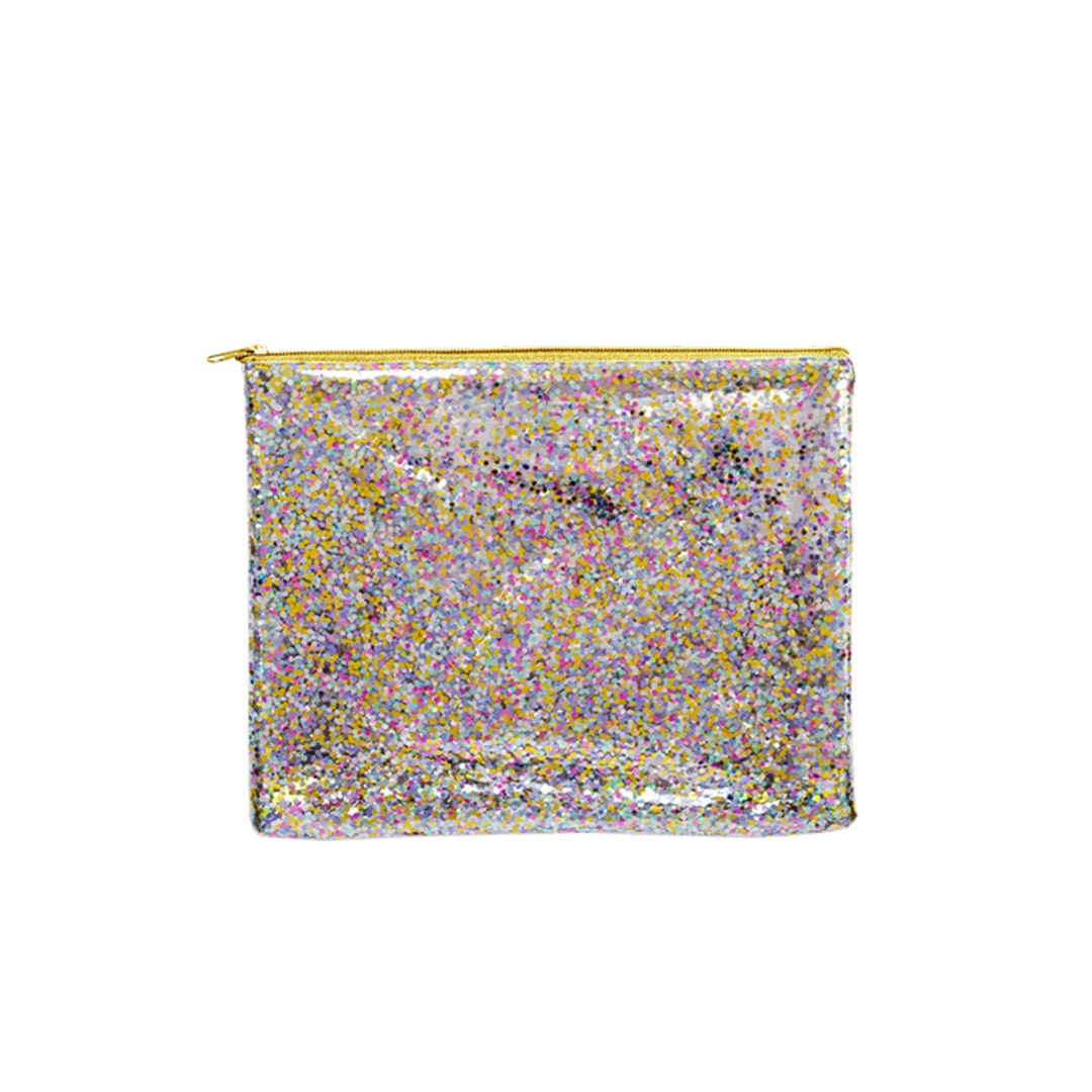 Confetti Dollface Pouch, Confetti Makeup Bag, Confetti Clutch, Confetti Pouch - Etsy