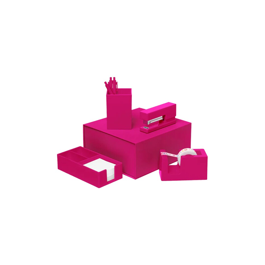 Pink Desk Set - Etsy