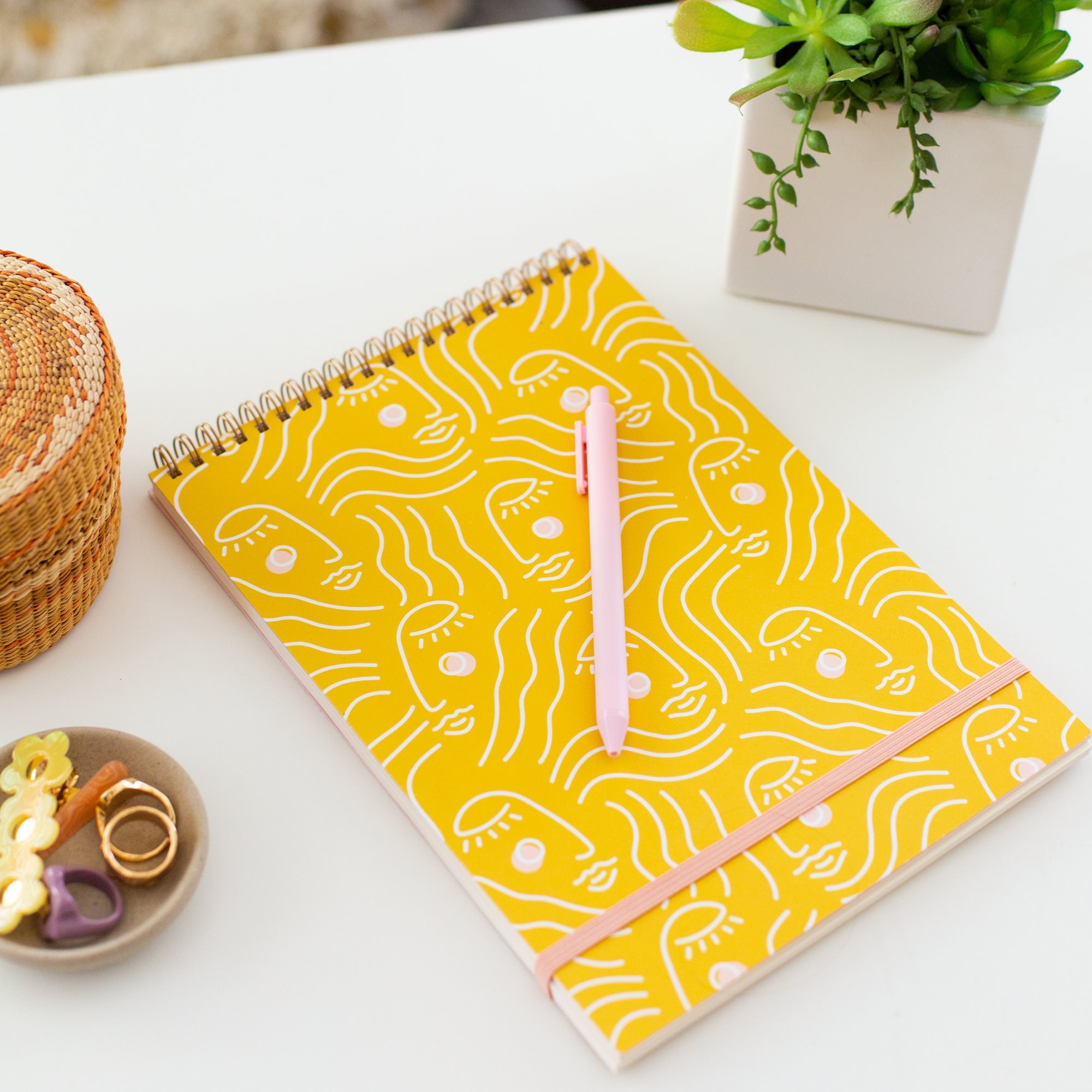 Zen Ladies Taskpad Retro Taskpad Orange Taskpad To-do List - Etsy