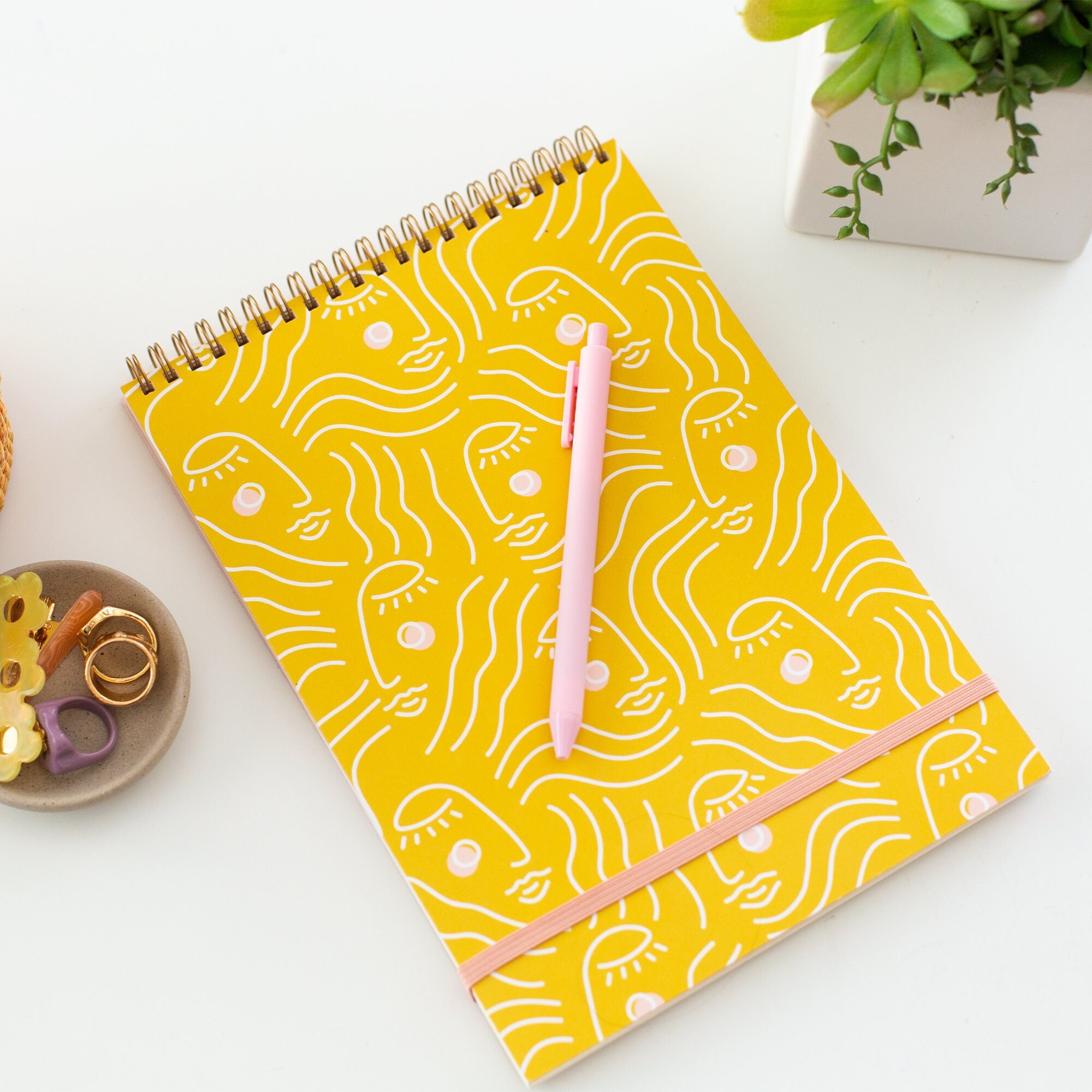 Zen Ladies Taskpad Retro Taskpad Orange Taskpad To-do List - Etsy