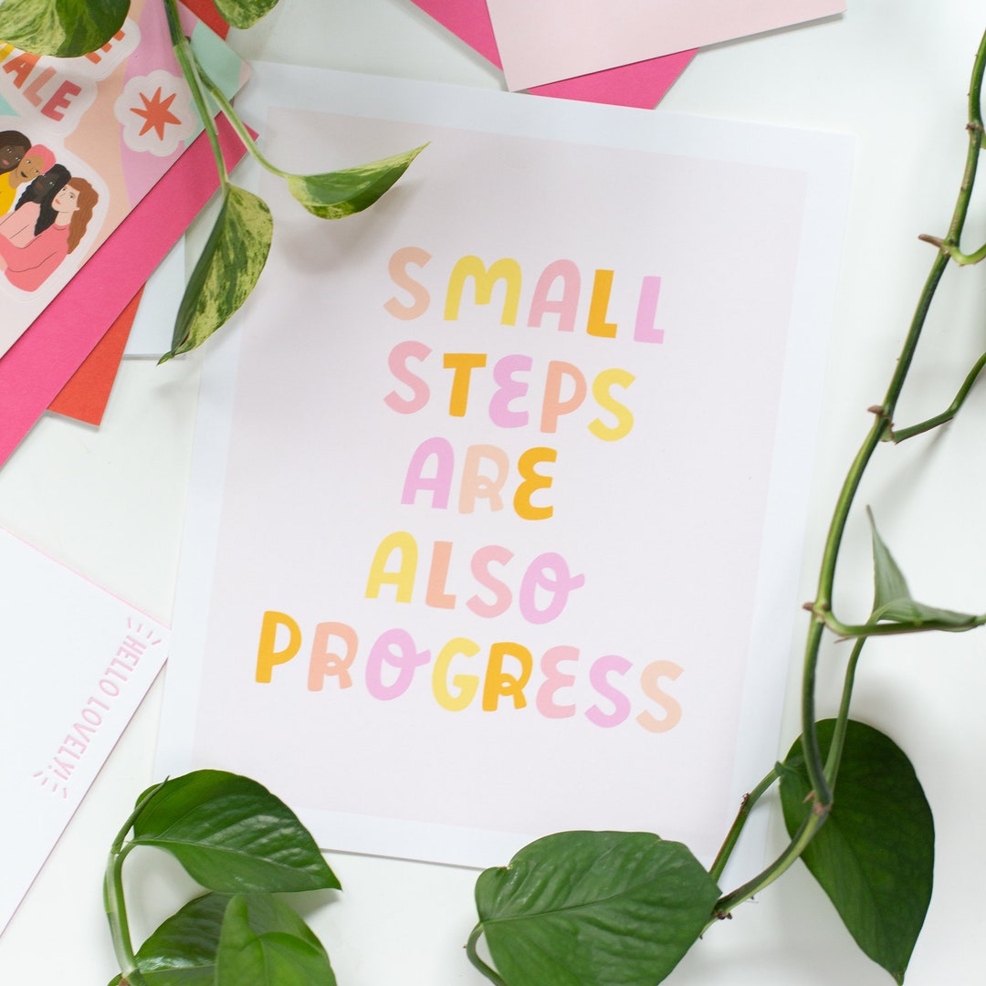 Small Steps Poster - 8X10 - Etsy