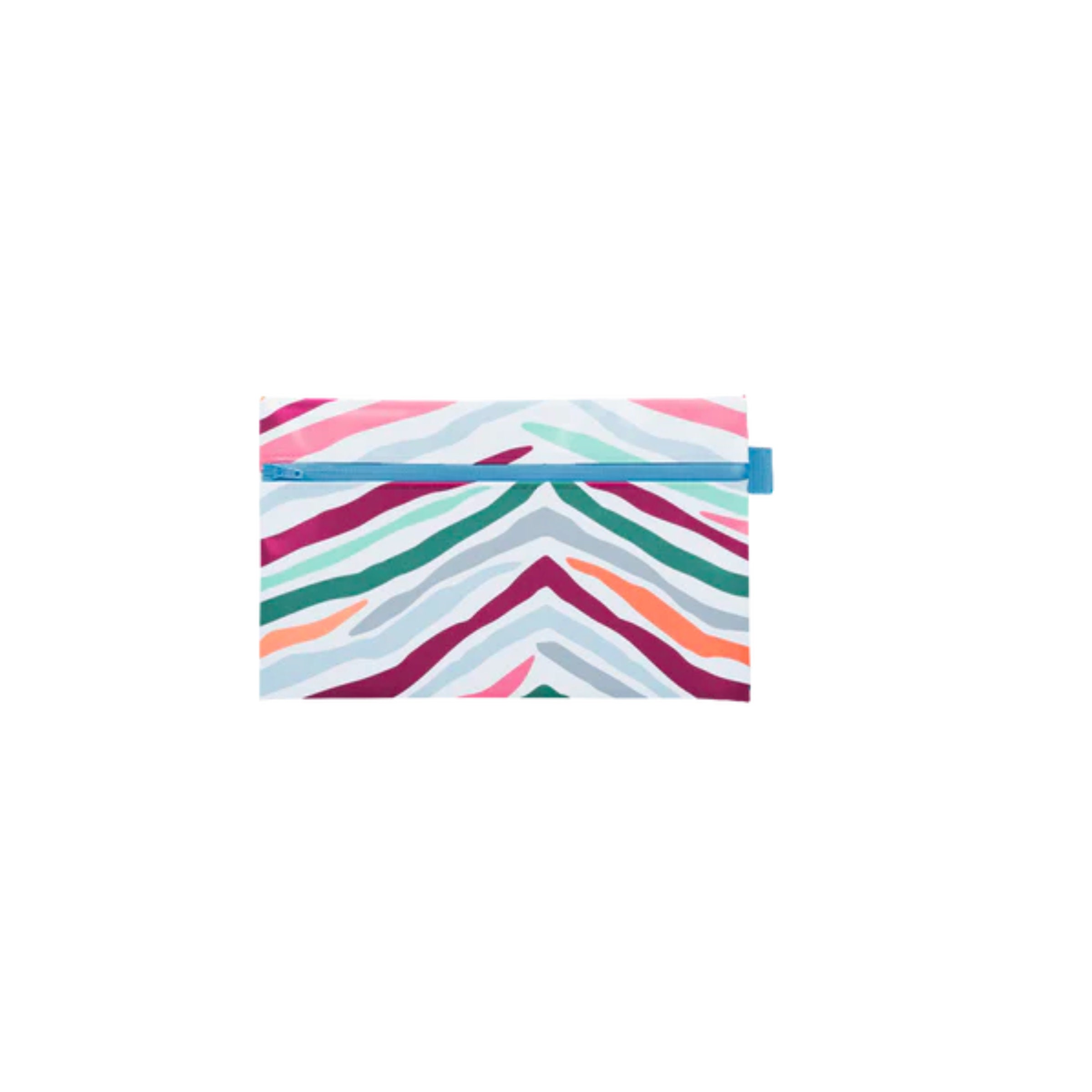 fast delievery Small Front Zip Pouch - Wild Stripes
