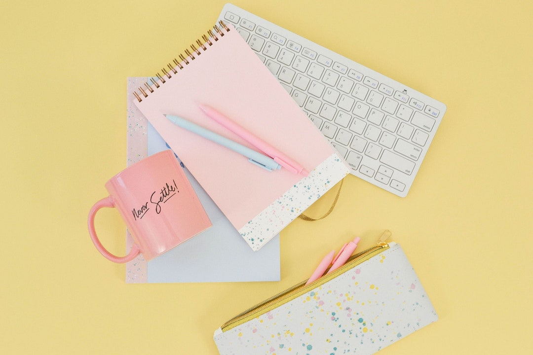 Pink Splatter Taskpad - Etsy