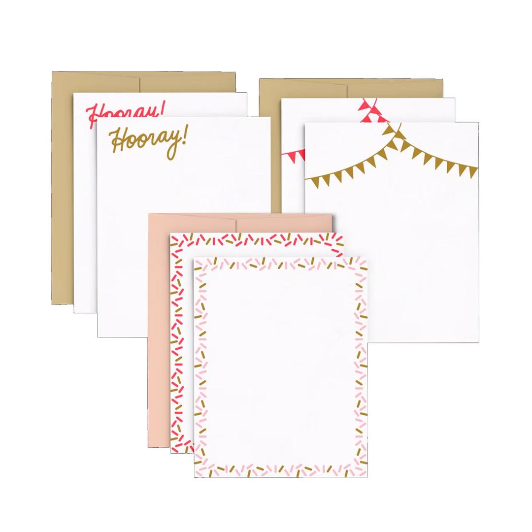 Hooray Card Set - Etsy
