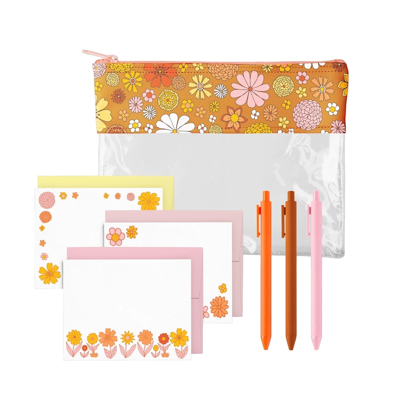 Flower Power Stationery Kit - Etsy