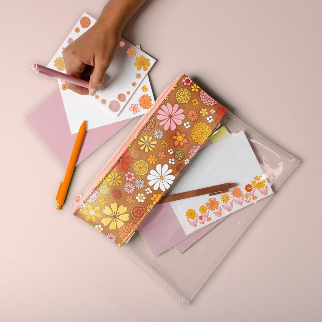 Flower Power Stationery Kit - Etsy