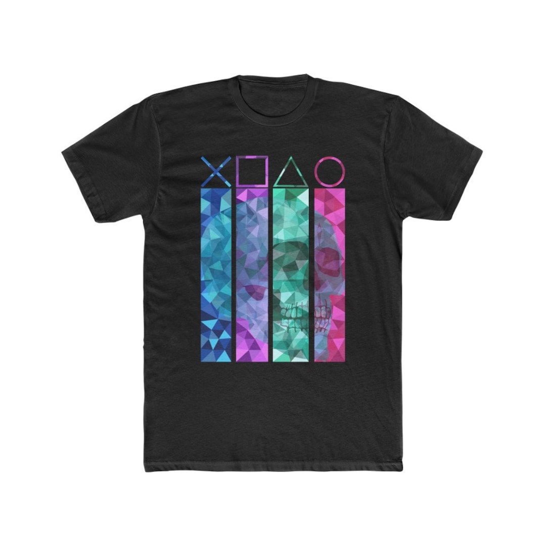 GAMER SKULL PS1 PS2 PS3 PS4 PS5 Men's Cotton Crew Tee - Etsy