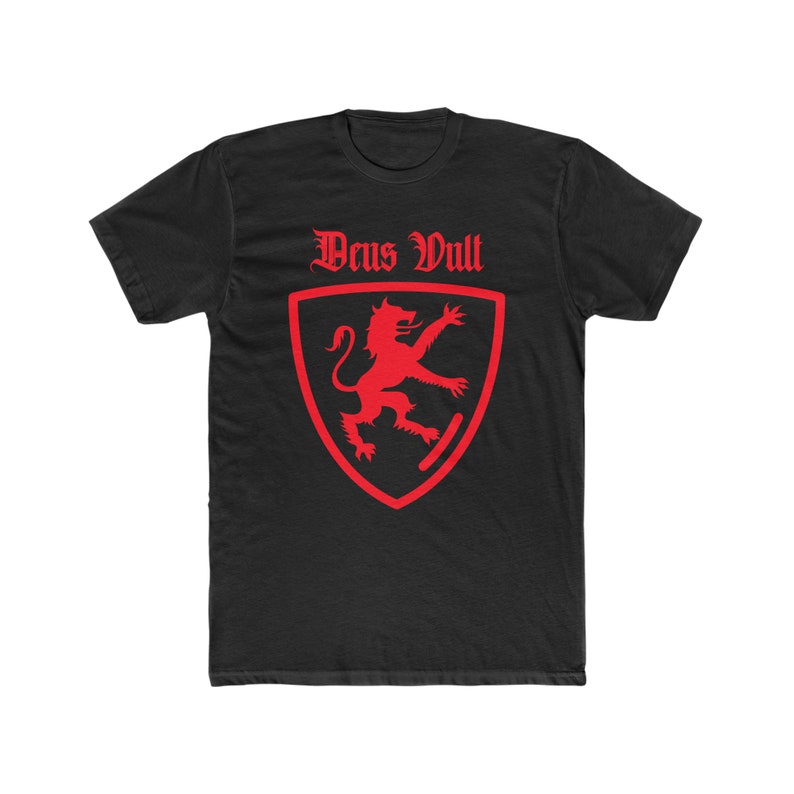 Medieval Deus Vult Men's Graphic Cotton Crew Tee - Etsy