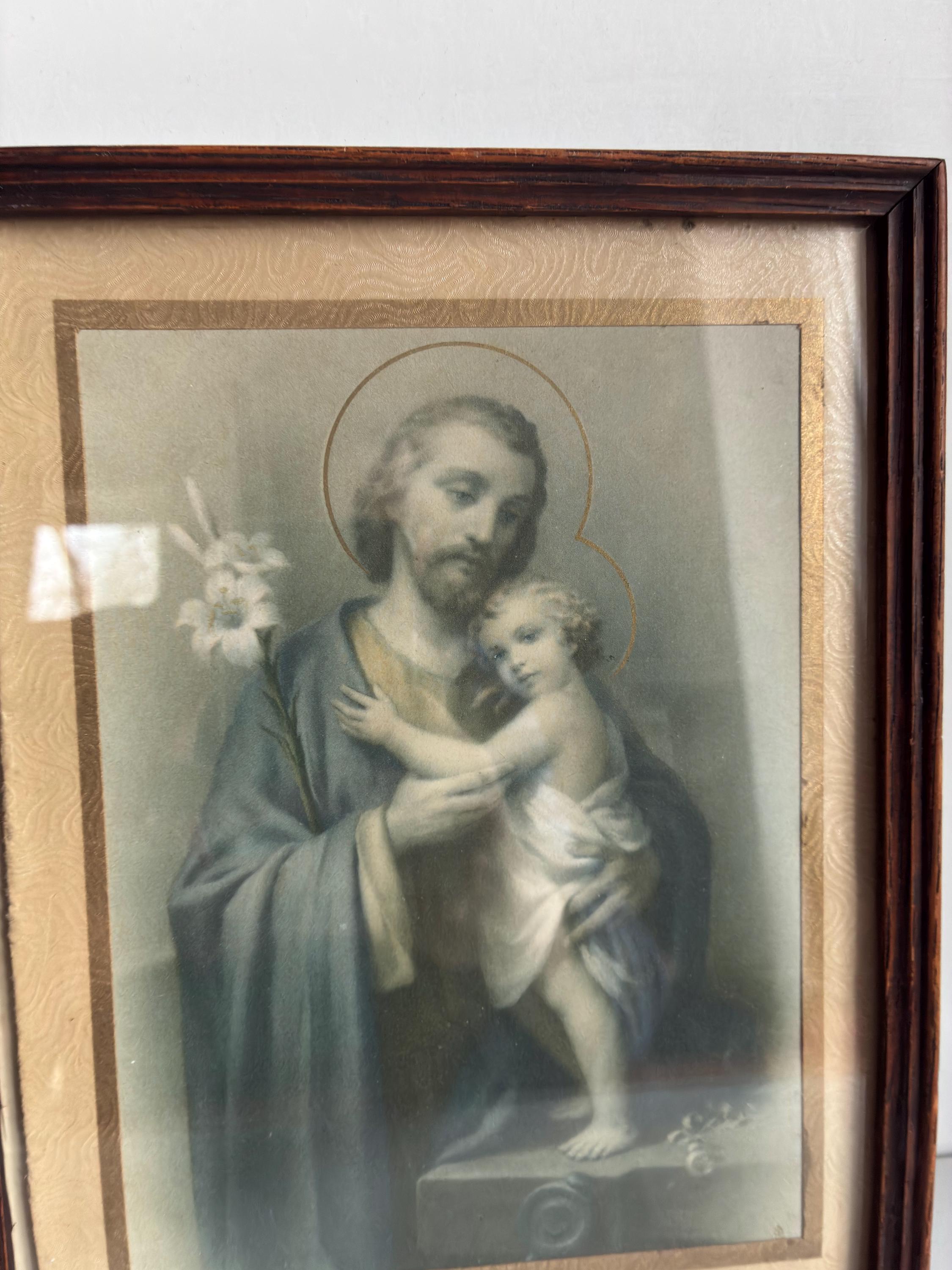 Antique Italian Jesus Christ Print Picture - Etsy