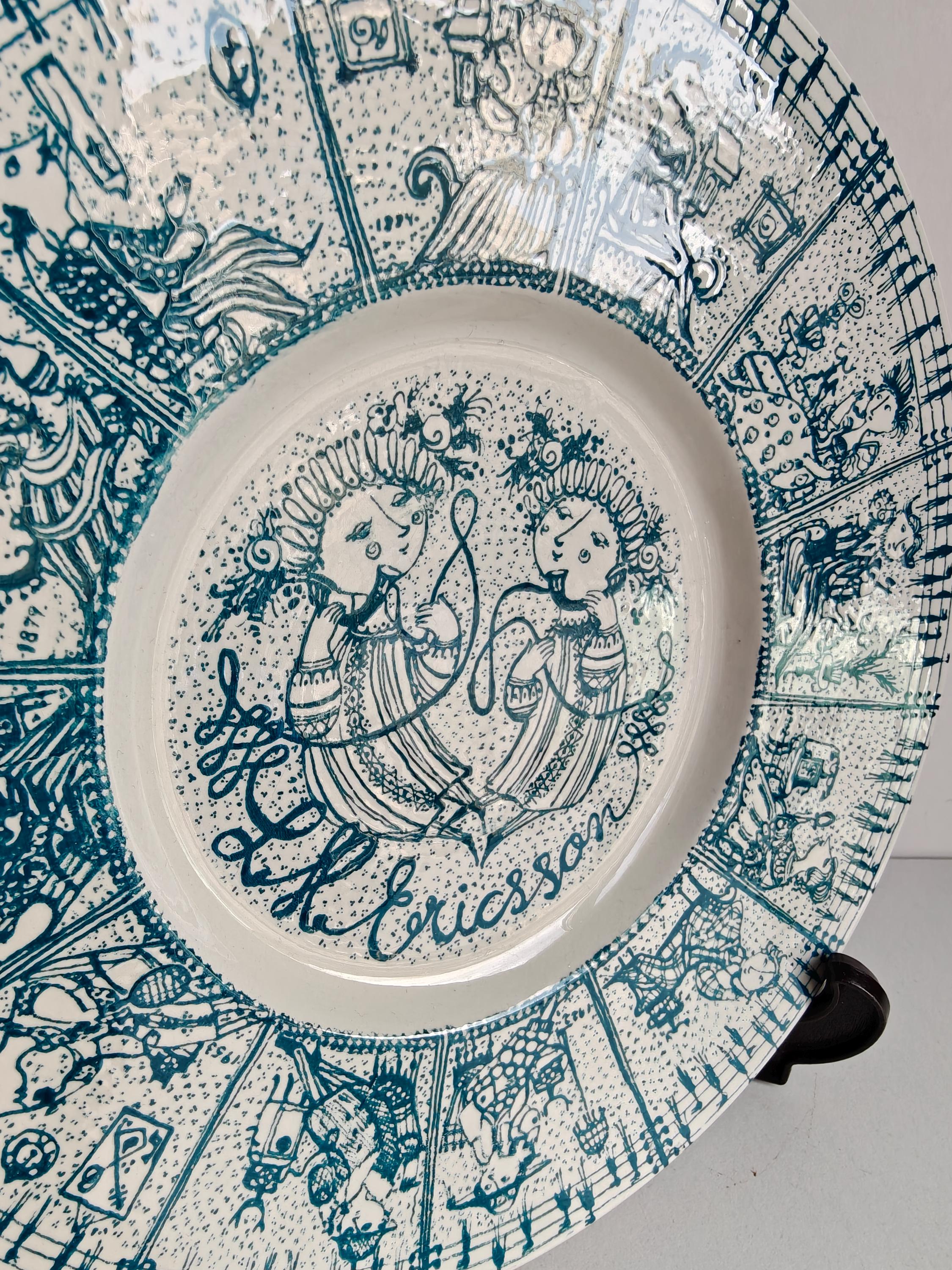 Vintage Bjorn Winblad Plate Nymolle Art Faience - Etsy