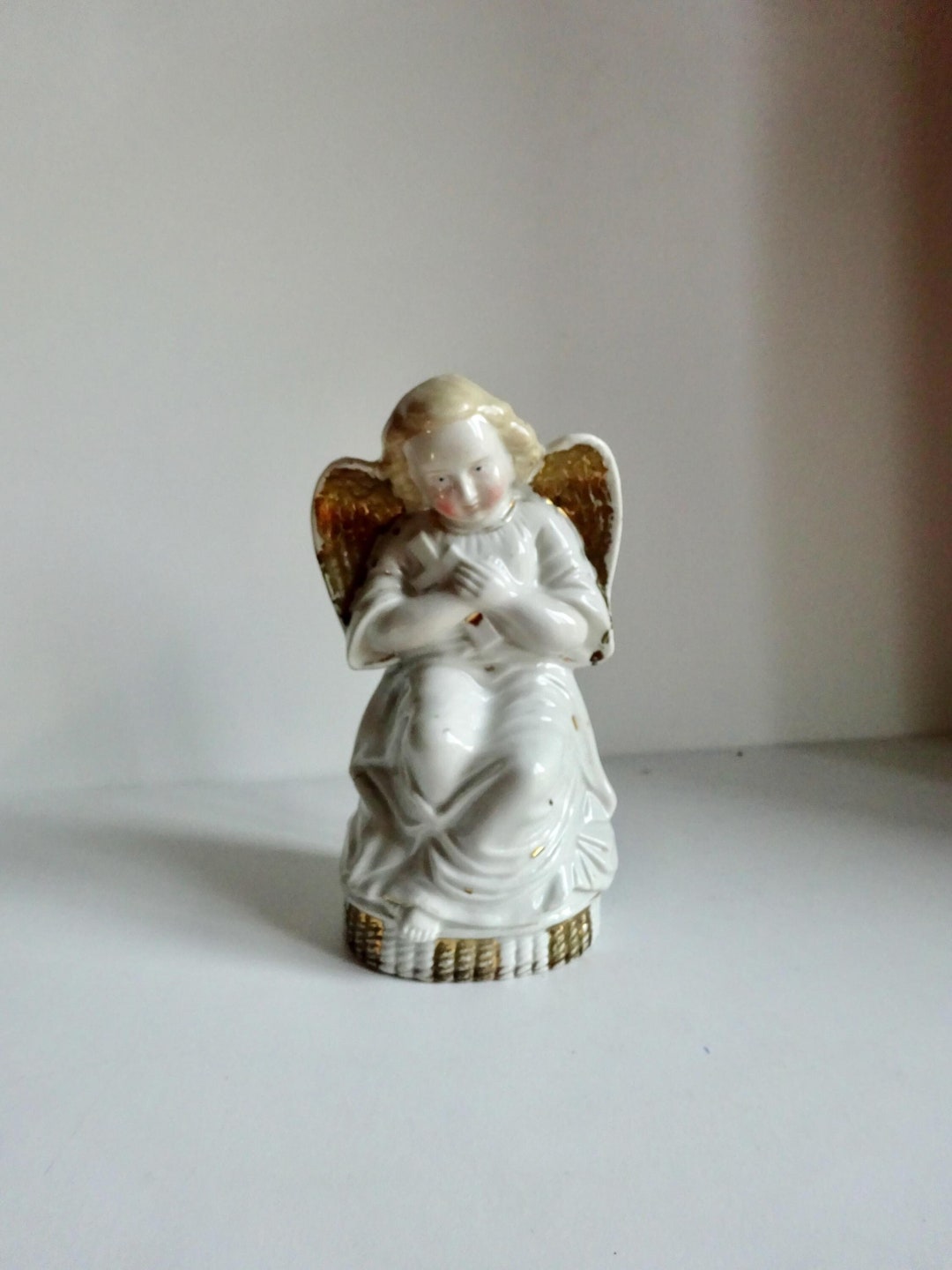 Antique German Angel Porcelain Statue 1920 - Etsy