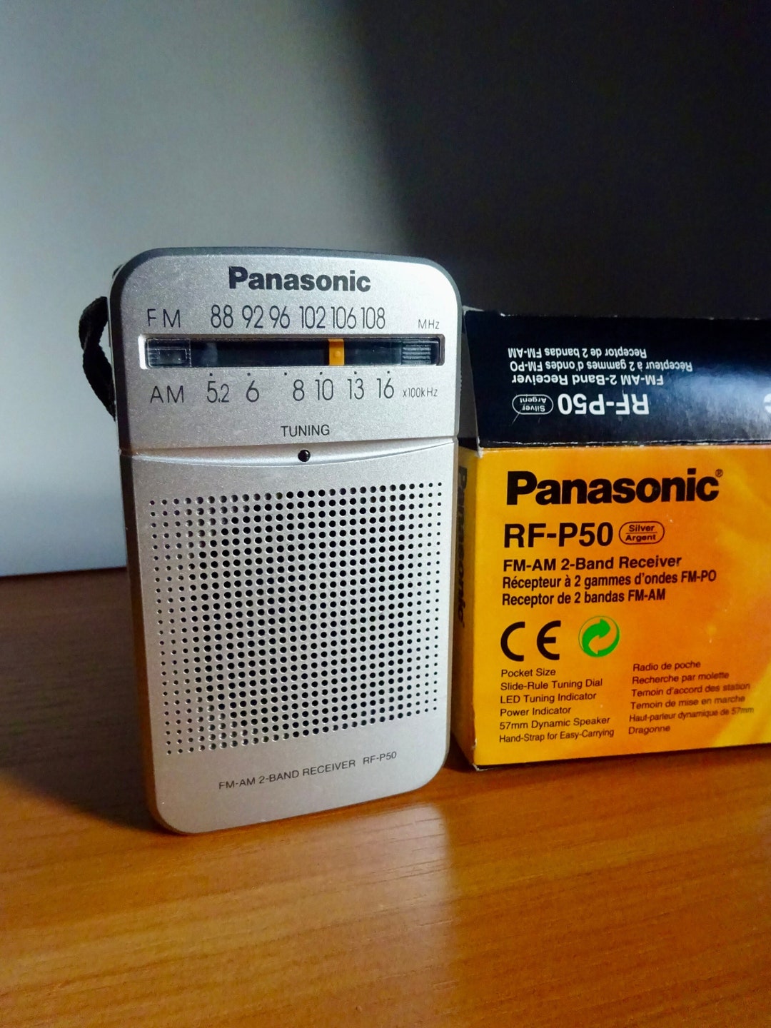 Panasonic Portable Radio RF P50 Receiver With Strap Box 2000s - Etsy