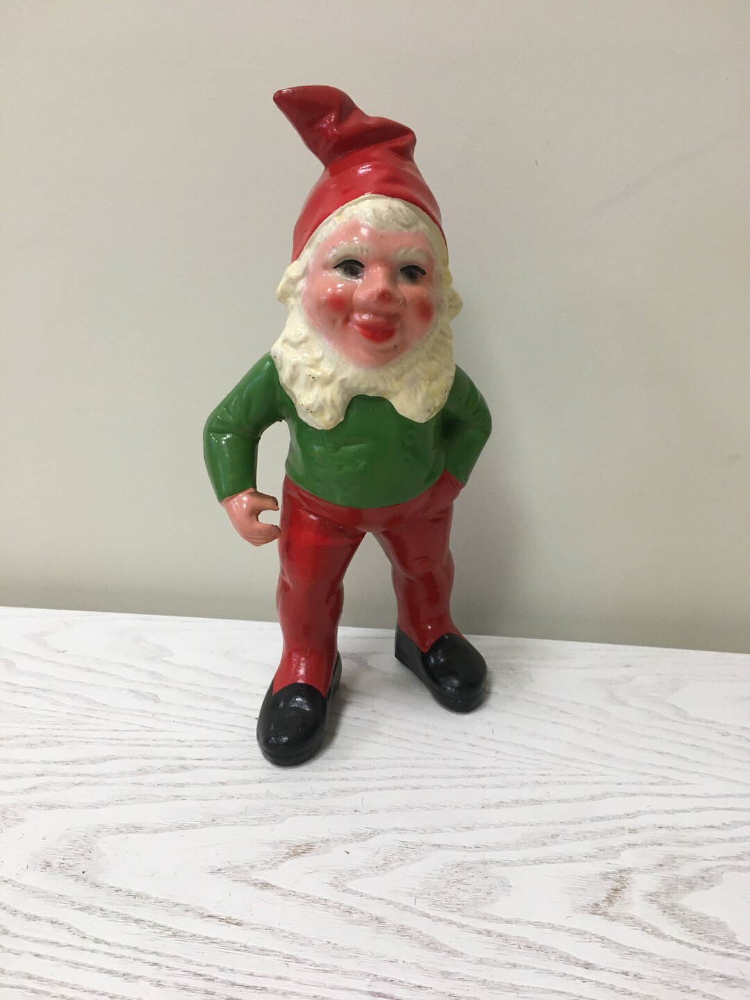 Gnome Gräfenroda Heissner German Terracotta Garden Dwarf Elf 30 Cm ...