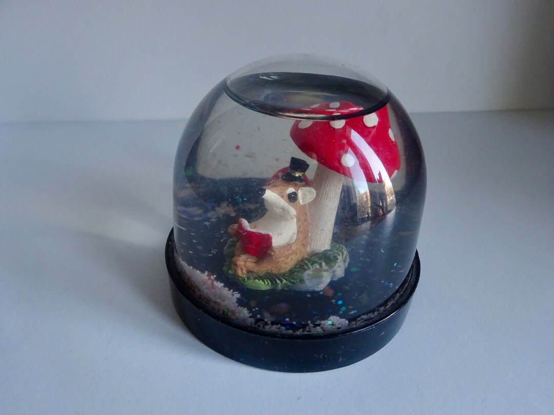 Sweden Ikea Snow Globe Gentleman Field Mouse Collectibles 1990 - Etsy